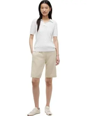 Tommy Hilfiger Linen-blend Bermuda Shorts - Casablanca