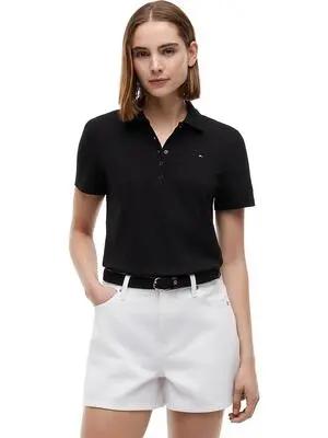 Tommy Hilfiger Cotton Polo - Black
