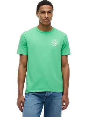 Tommy Hilfiger Palm Tree Logo T-shirt Green - Lush Green