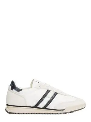 Tommy Hilfiger Mixed-media Runner Sneakers - Black