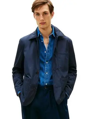 Tommy Hilfiger Water-repellent Packable Chore Jacket - Navy