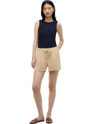 Tommy Hilfiger Pull-on Shorts With Drawstring Waist - Clayed Pebble
