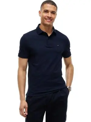 Tommy Hilfiger Men's Regular Fit Stretch Tommy Polo - Navy