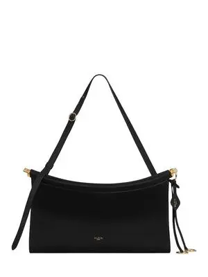 ALAÃA Alaïa Le Click Pocket 35 Bag In Nubuck - Black
