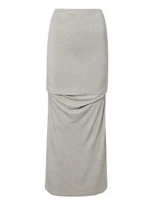 TOTEME Toteme Jersey Maxi Skirt Grey