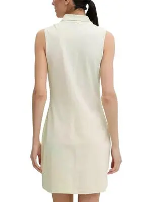 Guess Sleeveless Polo-collar Mini Dress - Green