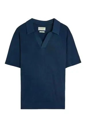 Oliver Peoples Fine-knit T-shirt - Blue