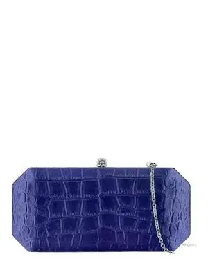 Tyler Ellis Large Perry Clutch Bag - Blue