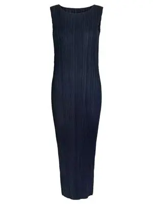 Issey Miyake Sleeveless Maxi Dress - Blue