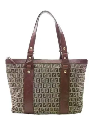 Fendi Zucchino Tote Bag - Neutrals