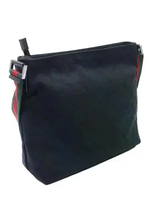 Gucci Gg Supreme Sherry Line Shoulder Bag - Blue