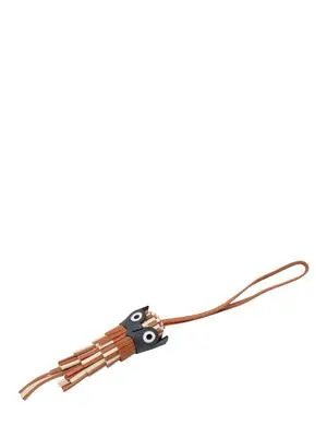 Hermès Chouette Owl Bag Charm Keychain - Brown