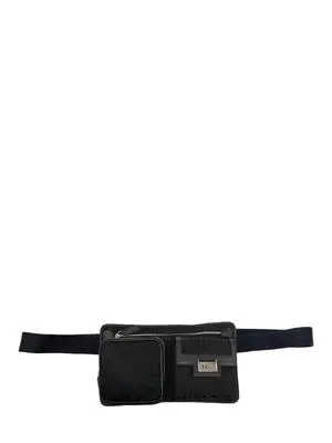 Dior Diorissimo Trotter Canvas Belt Bag - Black
