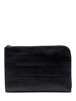 LOUIS VUITTON Epi Pochette Jour Pm Clutch Bag - Black