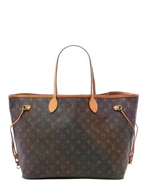 LOUIS VUITTON Monogram Neverfull Gm Tote Bag - Brown