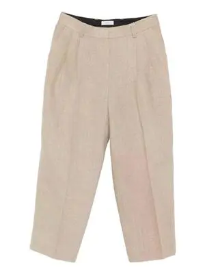 TOTEME Double-pleat Tailored Trousers - Neutrals