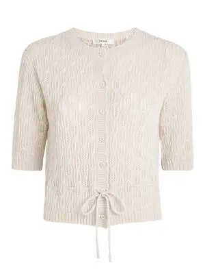 FRAME Frame Wool-Cashmere Clover Cardigan