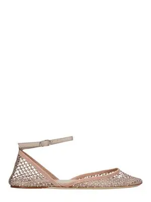 Christopher Esber Mesh Minette Ballet Flats - Nude