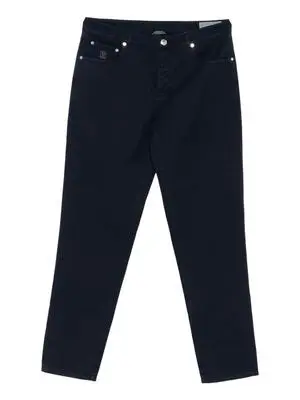 Brunello Cucinelli Cotton Trousers - Black