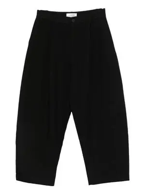 Studio Nicholson Tailored Wide-leg Trousers - Black