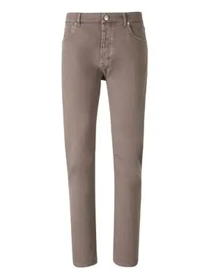 Brunello Cucinelli Button Fly Jeans - Brown