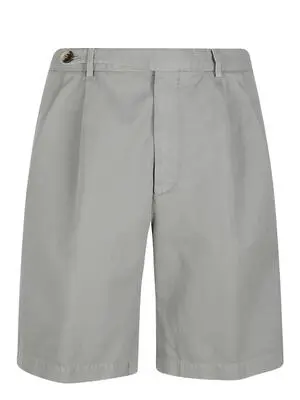 Brunello Cucinelli Pleated Detail Shorts - Gray
