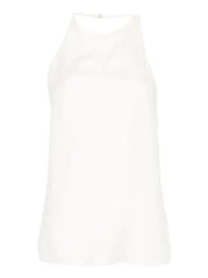 ALYSI Spaghetti Strap Tank Top - White