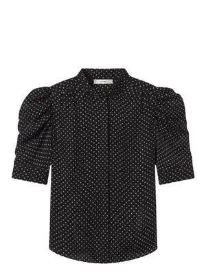 FRAME The Gillian Top - Black Multi