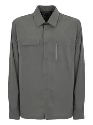Herno Chest-pockets Long Sleeved Shirt - Black