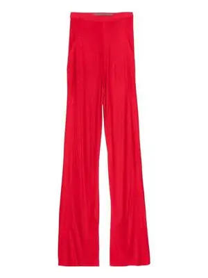Rick Owens Bias Panelled Trousers - Red
