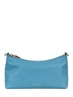 COCCINELLE Coccinelle Aura Debossed Logo Shoulder Bag Blue