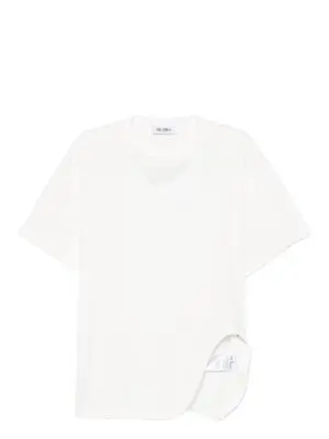 Attico Logo Embroidered T-shirt - White