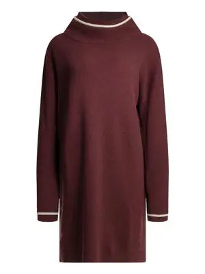Brunello Cucinelli Long-sleeved Knit Dress - Red