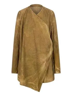 UMA WANG Kunto Wrap Jacket - Brown