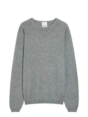 ALLUDE Fine Knit Sweater - Grey