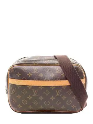 LOUIS VUITTON Monogram Reporter Pm Shoulder Bag - Brown