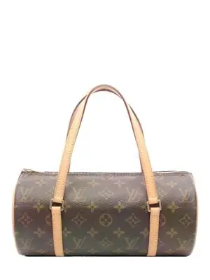 LOUIS VUITTON Monogram Papillon Canvas Tote Bag - Brown