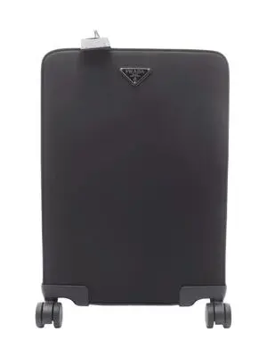 Prada Saffiano Leather Suitcase - Black