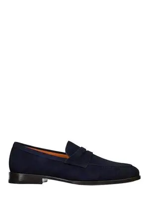 Santoni Penny Loafers - Blue