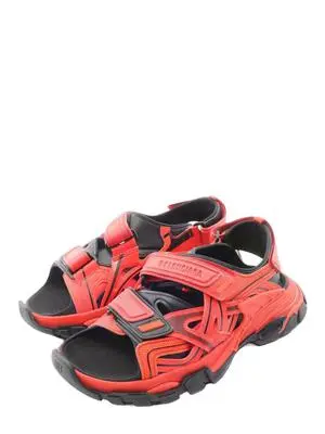 Balenciaga Track Touch-strap Sandals - Red