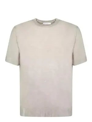 DANIELE FIESOLI Slub-texture T-shirt - Neutrals