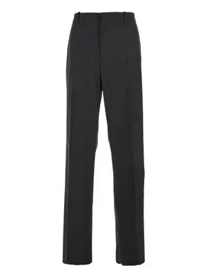 Bottega Veneta Wool Pants With Belt Loops And Rear Welt Pocket - Multicolor