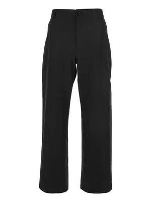 Gucci Cotton Relaxed Fit Pants With Web Detail - Multicolor