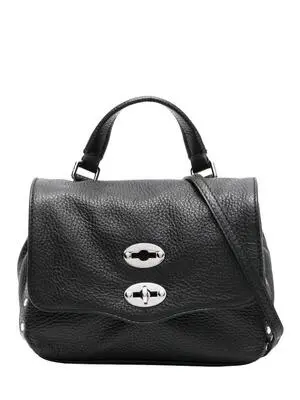 ZANELLATO Postina Daily Baby Leather Handbag - Black