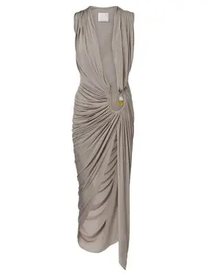 CHRISTOPHER ESBER Christopher Esber Draped Knit Dress With Embellishments