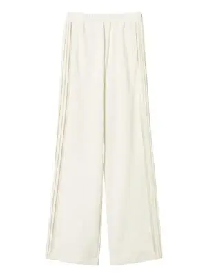 TWINSET Pleated Lace Side Casual Pants - White