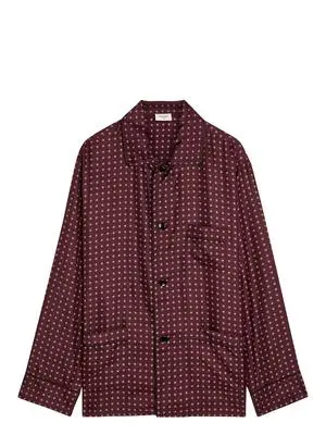 SAINT LAURENT Saint Laurent Printed Silk Shirt