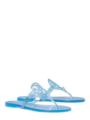 Tory Burch Miller Jelly Thong Sandals - Pool Blue