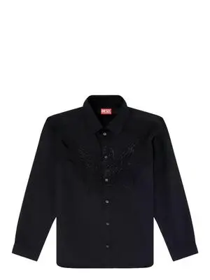 DIESEL® Long Sleeve Shirt - Black