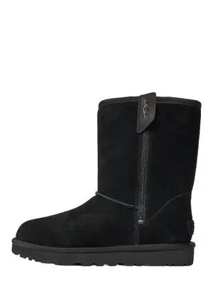 UGG Classic Short Bailey Zip Boot - Black